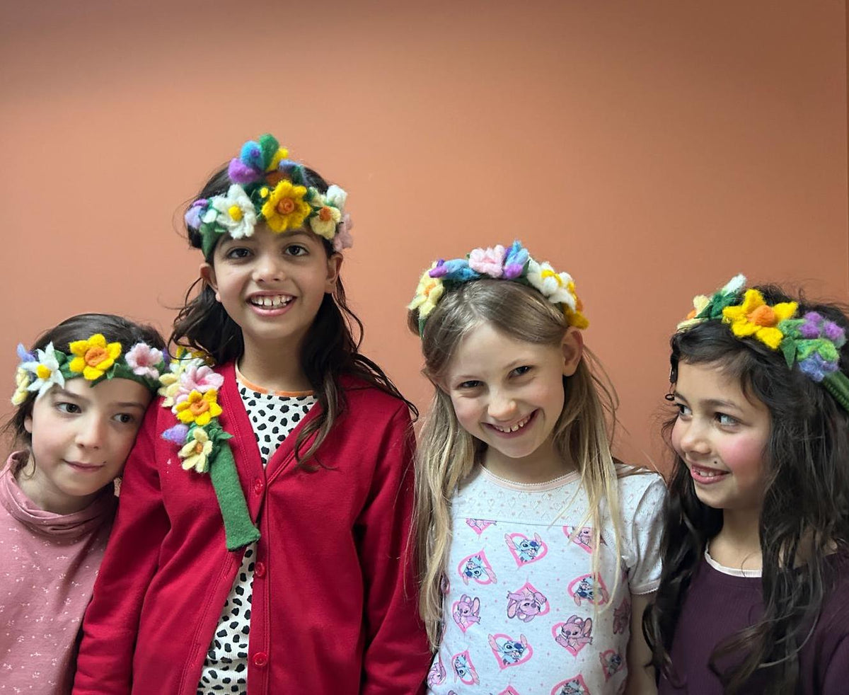 Celebrate Spring with a Felted Flower Headband – Conscious Craft