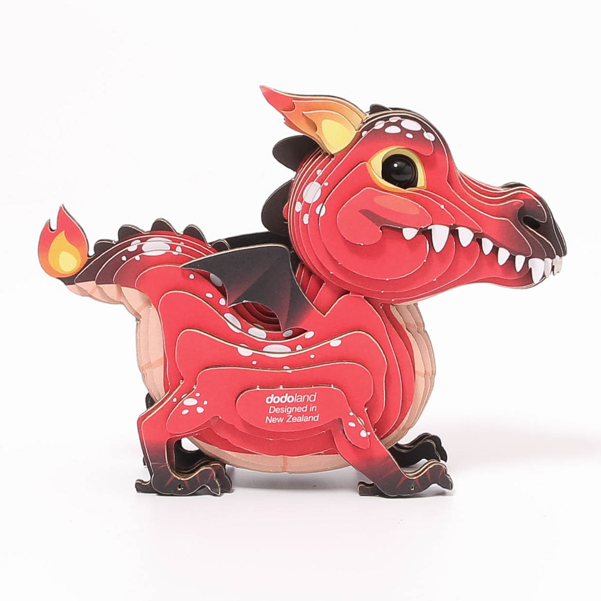 EUGY | Red Dragon | Kids Cardboard Craft Kit – Conscious Craft