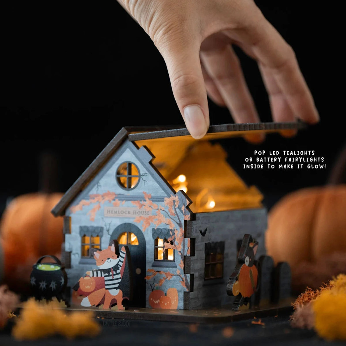 Dapple & Dot Pop & Build Scene | Halloween Cottage – Conscious Craft