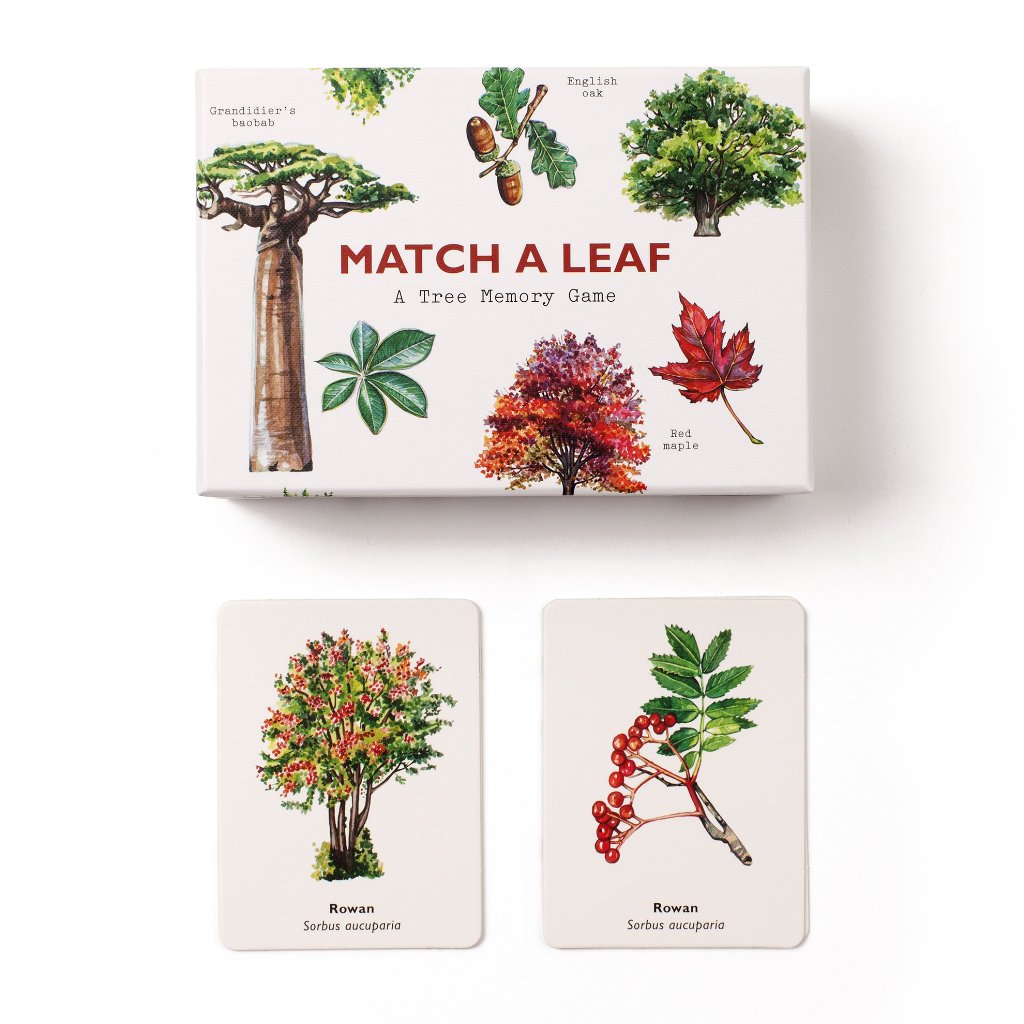 Match a Leaf Memory Game | Conscious Craft