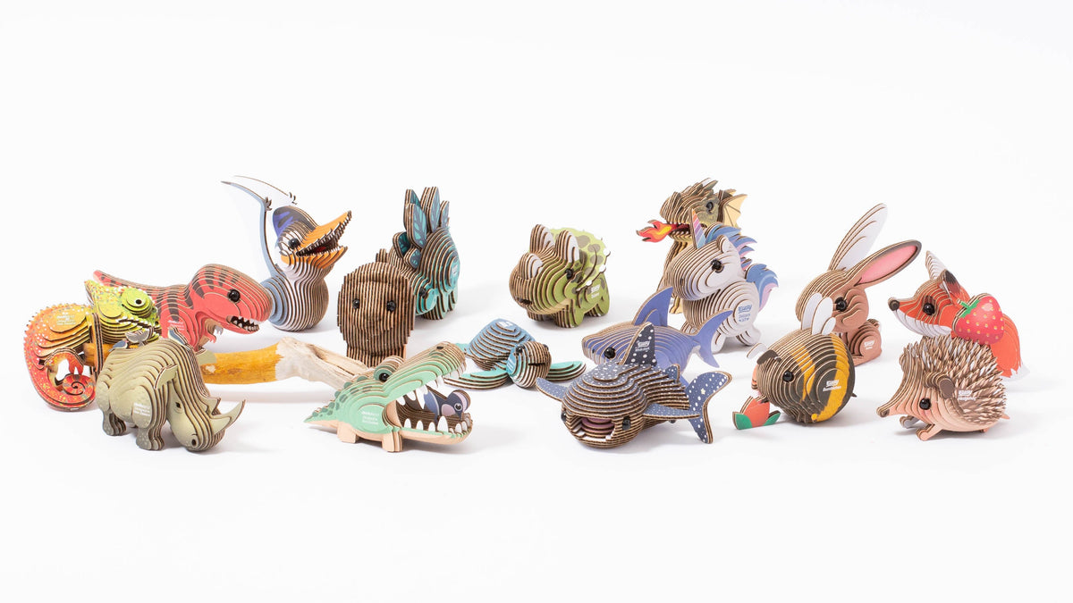 EUGY 3D Model cardboard craft kits | UK Shop – Conscious Craft