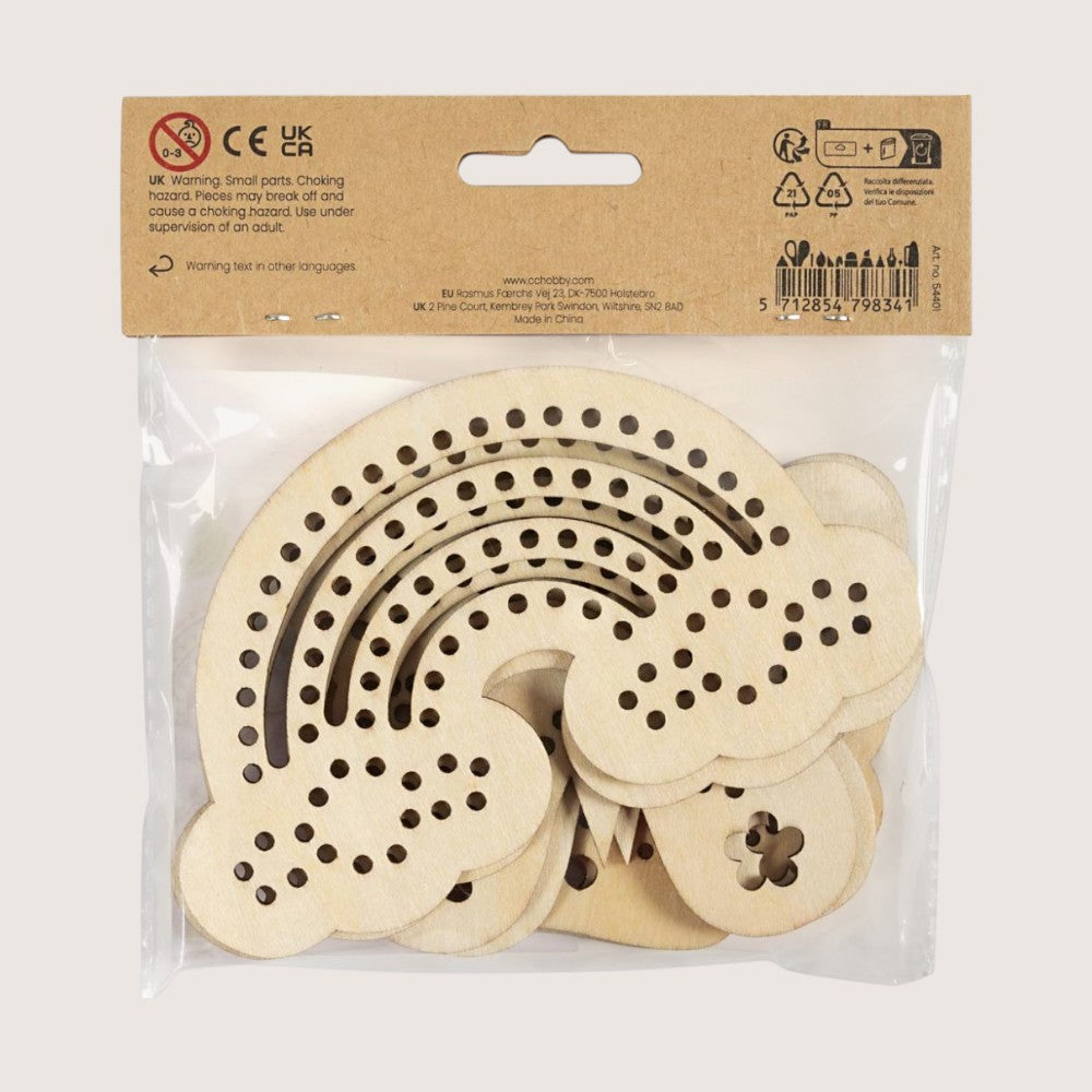 Creative Company Wooden Threading & Embroidery Shapes – Conscious Craft