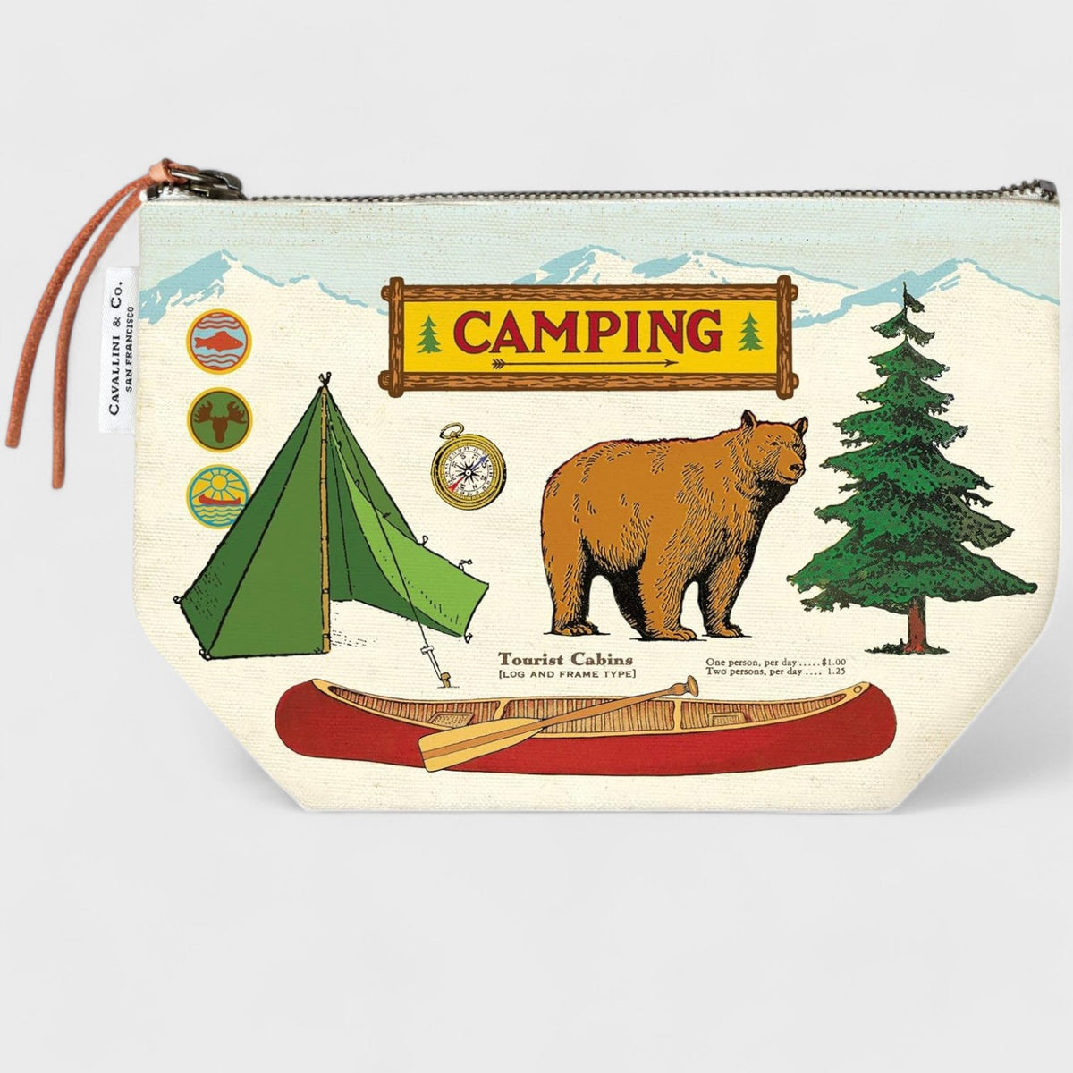 Cavallini Large Camping Pencil Case – Conscious Craft