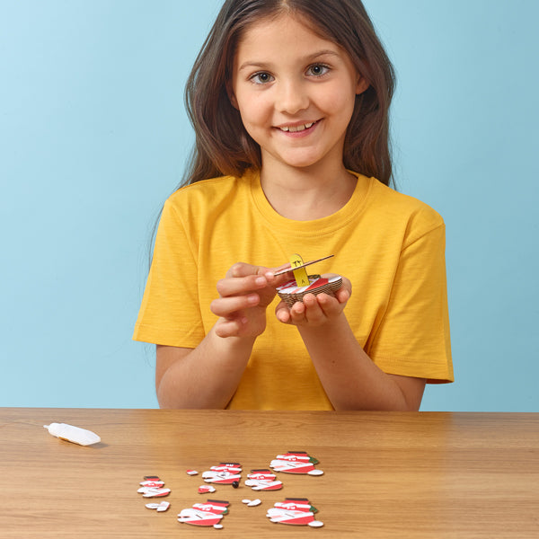 Eugy | Santa | Kids Cardboard Craft Kit – Conscious Craft
