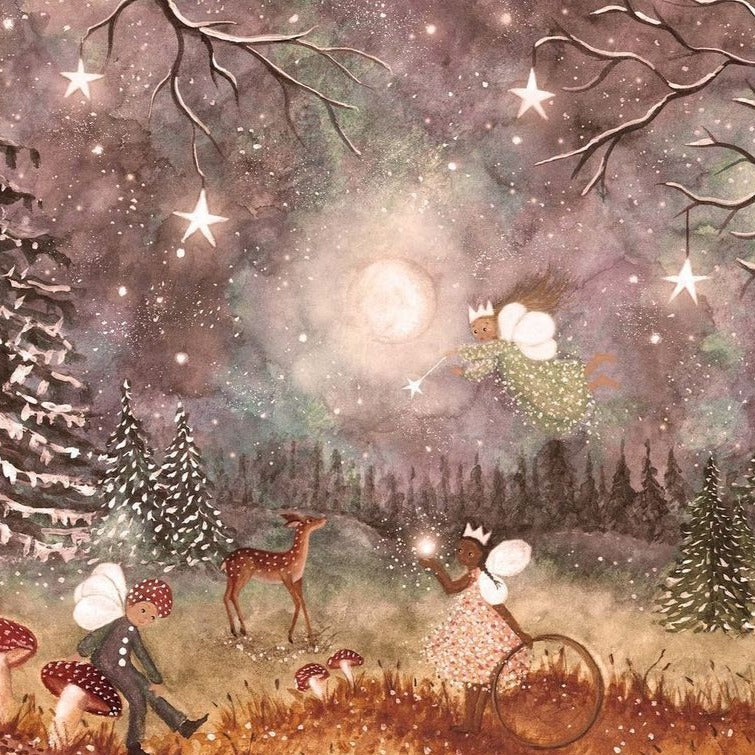 Bijdehansje Postcard Magical Season | Conscious Craft