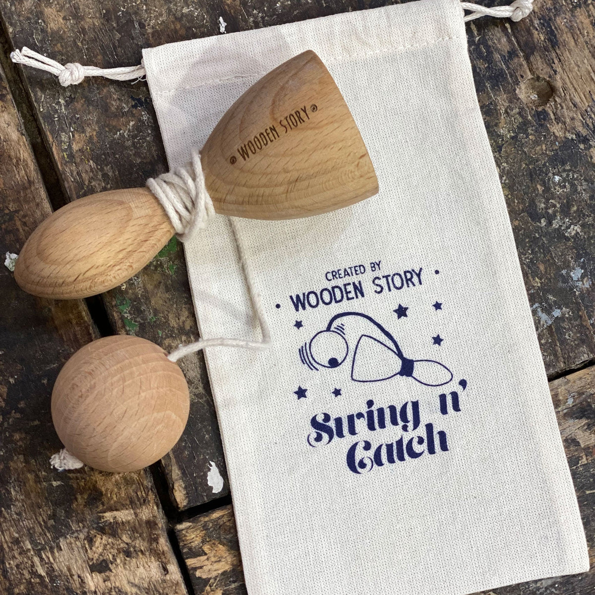 Wooden Story Swing n' Catch – Conscious Craft