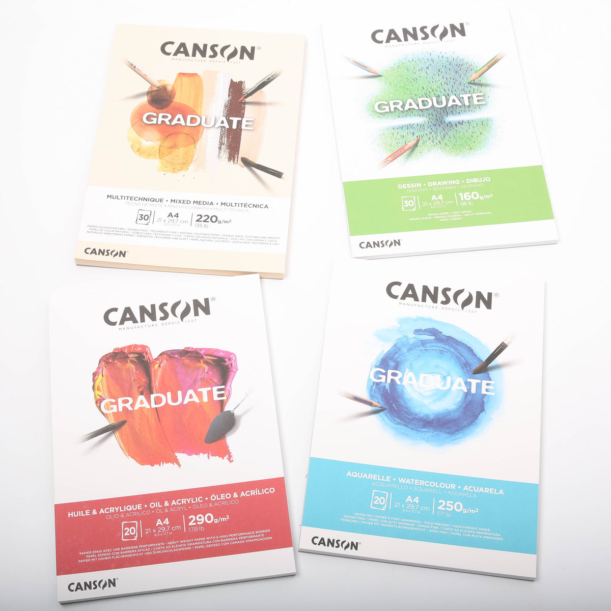Canson Graduate Watercolour A3 | 250g/m2 – Conscious Craft