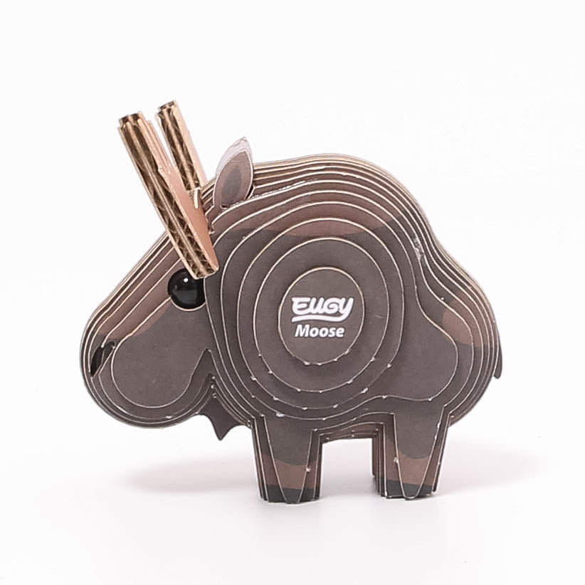 EUGY | Moose | Kids Cardboard Craft Kit – Conscious Craft