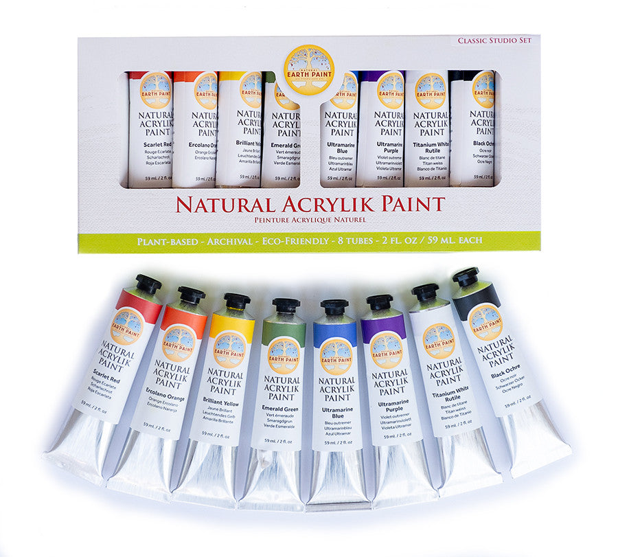Natural Earth Paint Natural Acrylik Paint Set | Conscious Craft