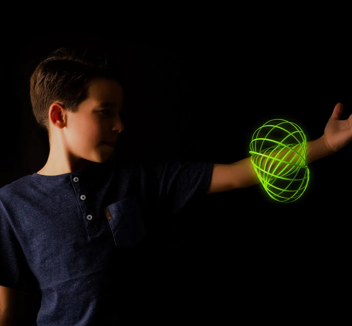 Glozi Yellow | Arm Spinner Toy that glows in the dark! – Conscious Craft