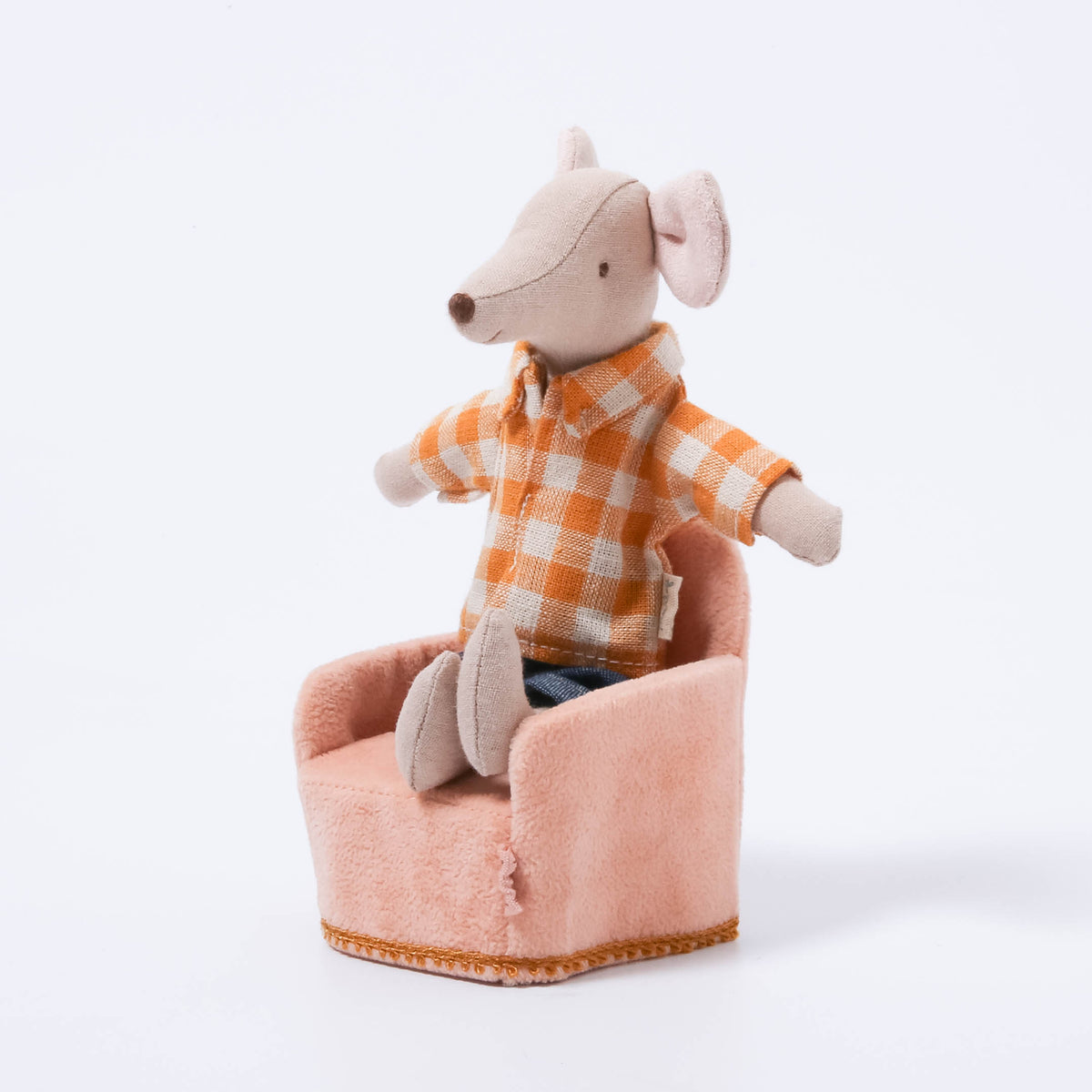 Maileg Folding Chair Powder, Mouse – Conscious Craft