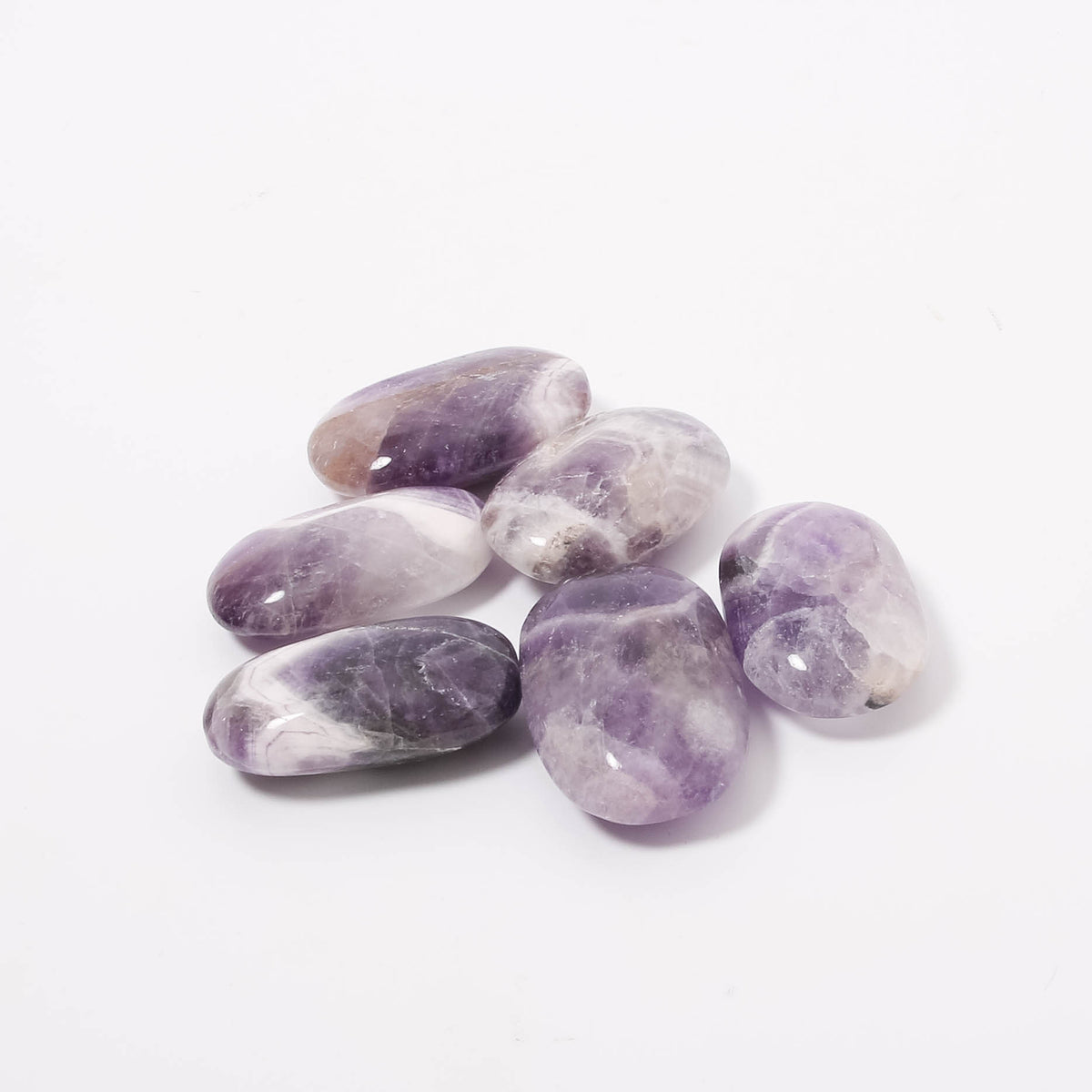 Mandala Gems Dream Chevron Amethyst Palmstone – Conscious Craft