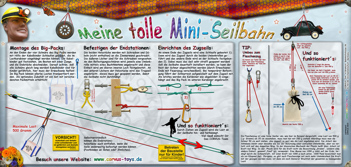 Mini Cable Car | Conscious Craft