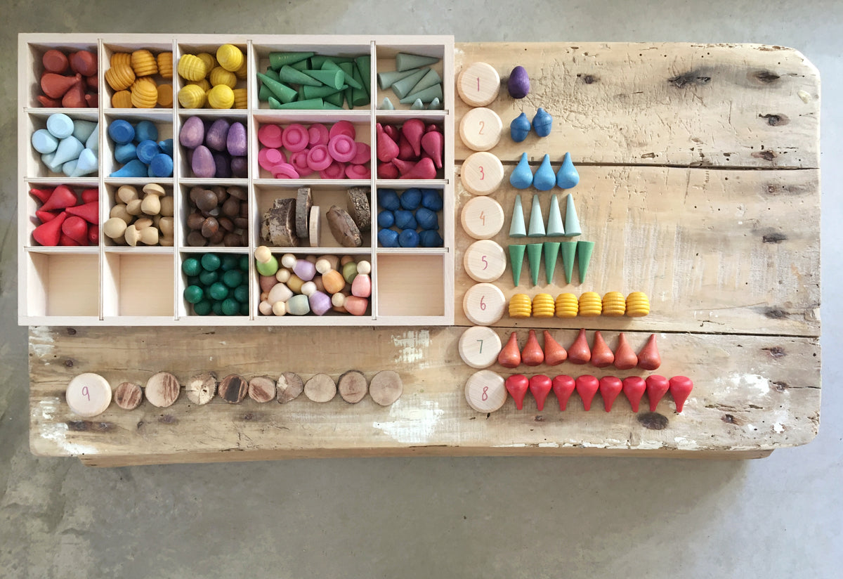 Grapat Counting Coins | wooden number coins | Conscious Craft