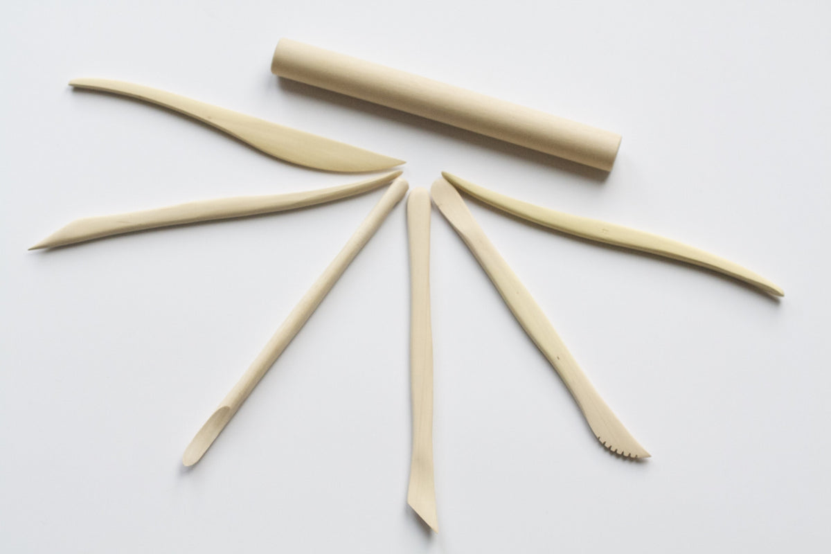 Wooden Modelling Tool Set (7) – Conscious Craft