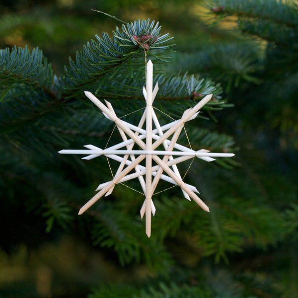 Straw Star Kit with 8 Points for Christmas Decoration – Conscious Craft