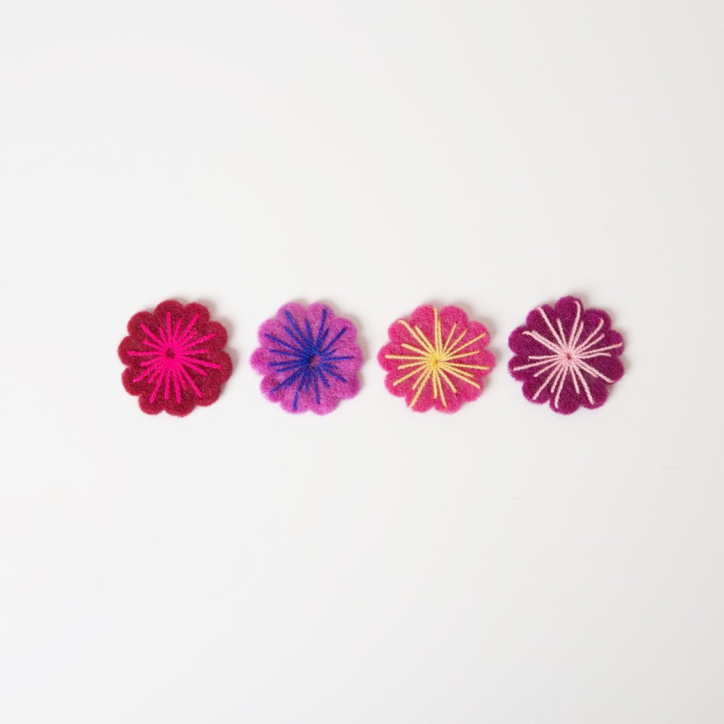Wool Felt Flower Set | Conscious Craft
