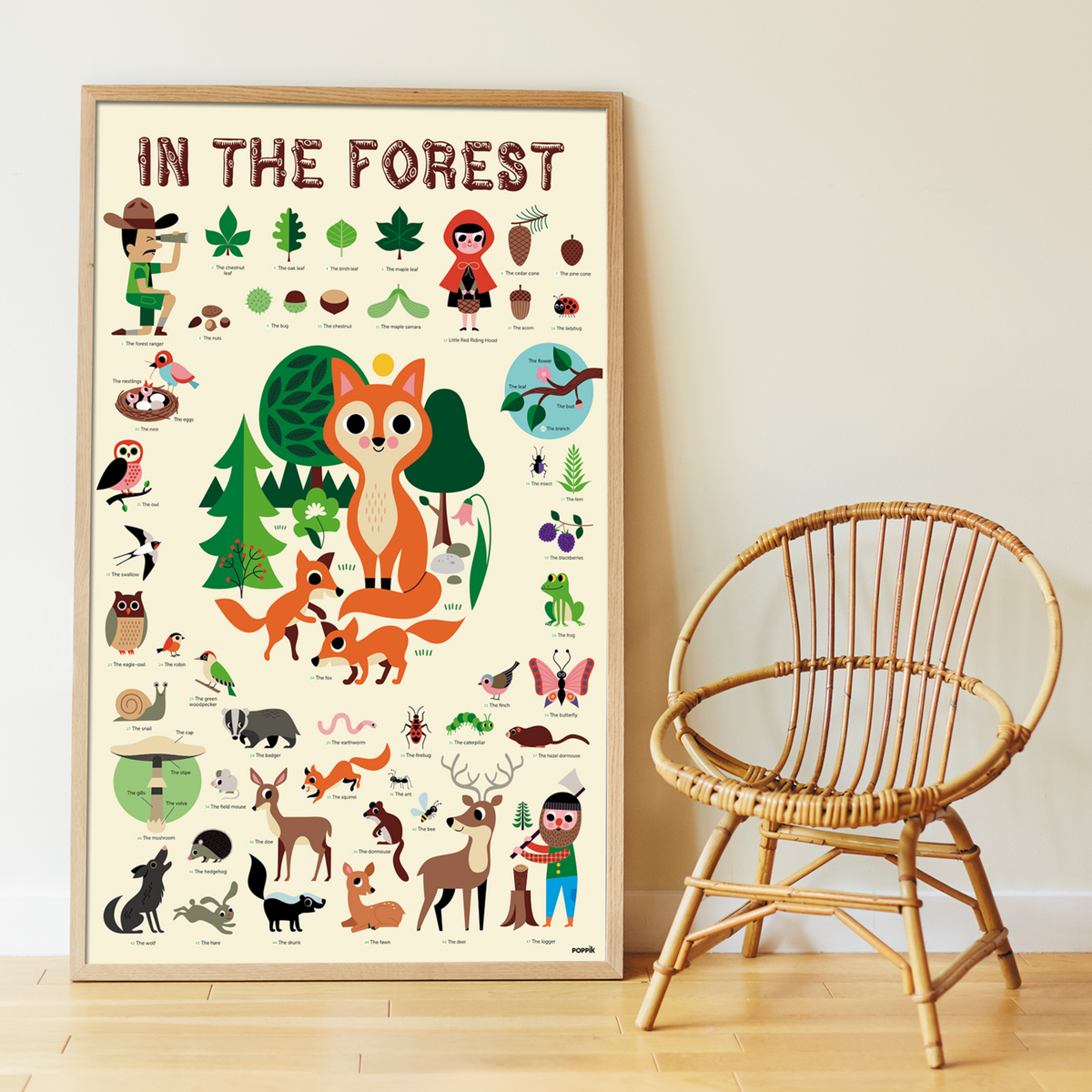 Poppik | Forest Sticker Activity Poster | Conscious Craft