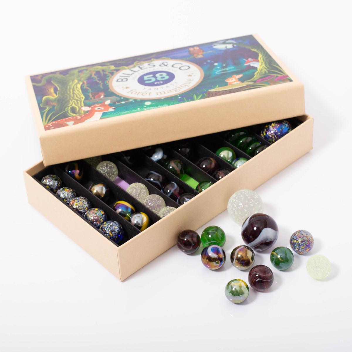 Billes & Co Magic Forest Marbles 58 | Conscious Craft