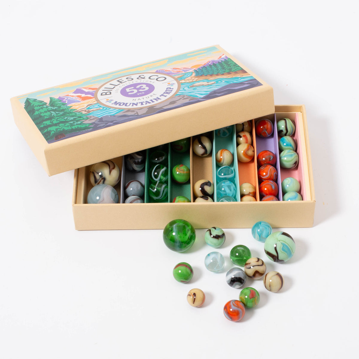 Billes & Co Mountain Trip Marbles | Conscious Craft