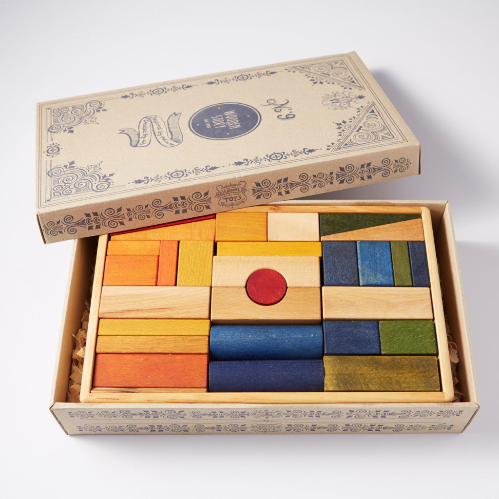 Chunky Wooden Blocks 63 pcs | Wooden Story – Conscious Craft