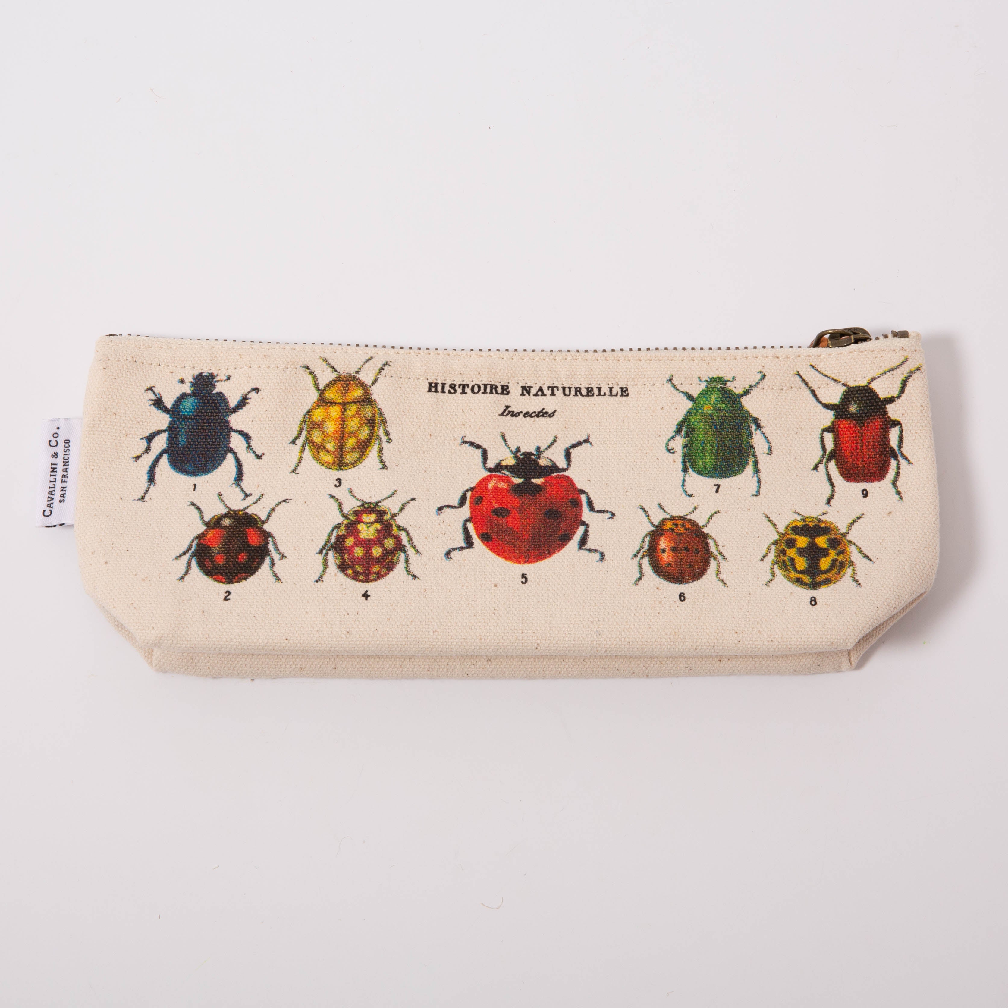 Cavallini | Insects Mini Pouch | Conscious Craft