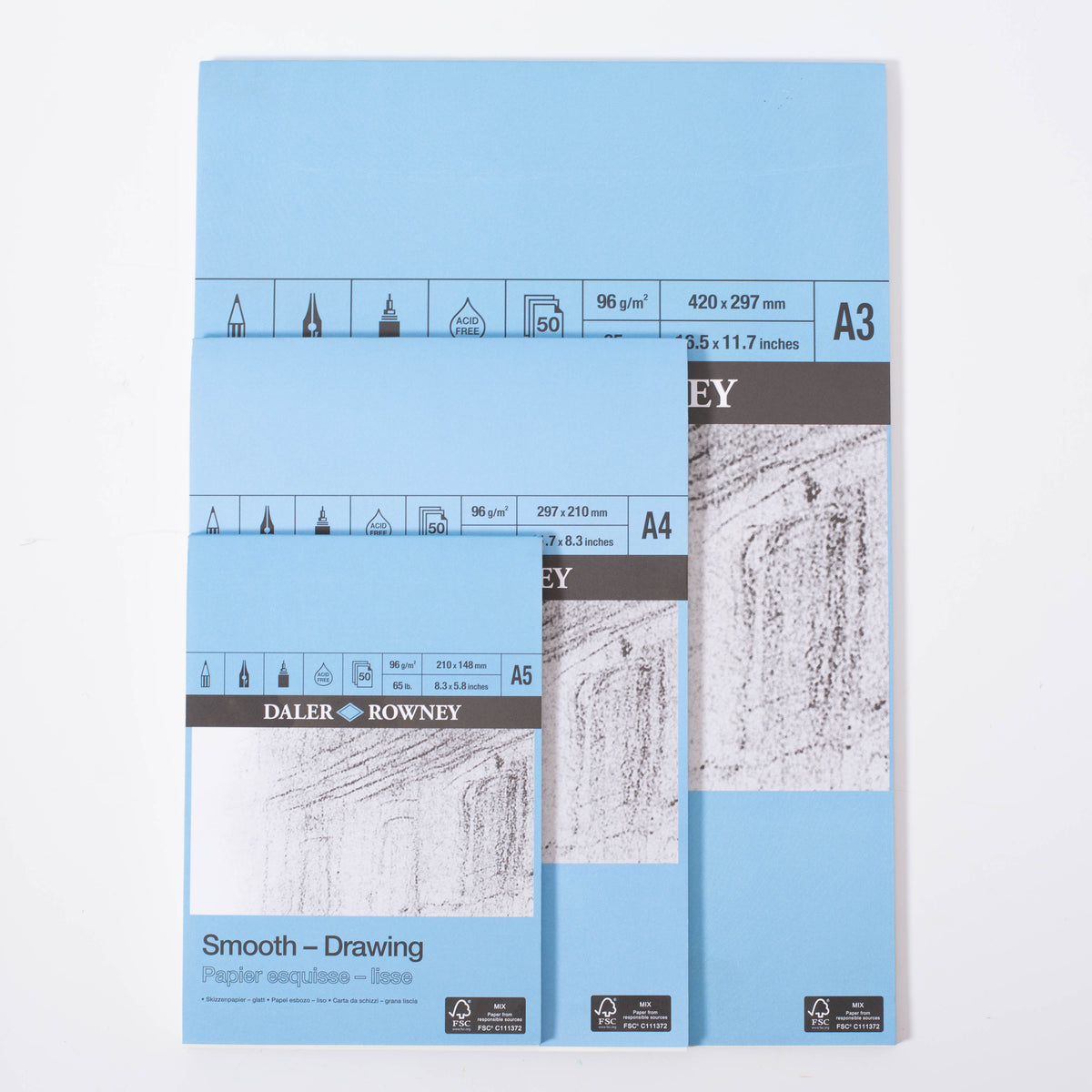 Smooth Drawing Pad A3 | Conscious Craft
