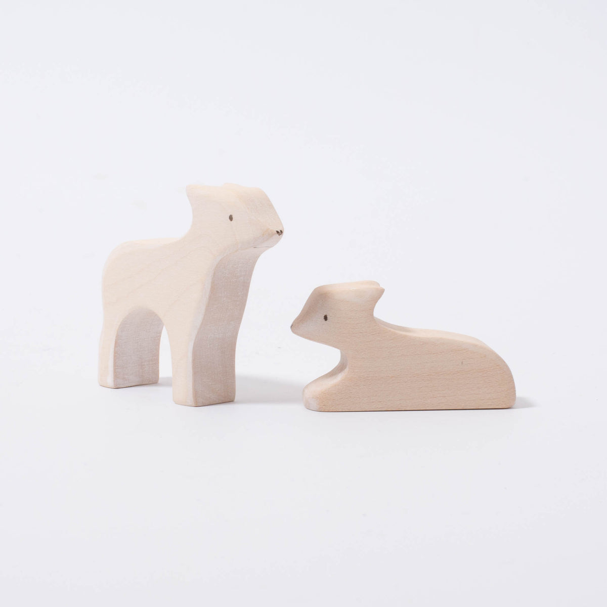 Eric & Albert Lamb Lying | White | Conscious Craft