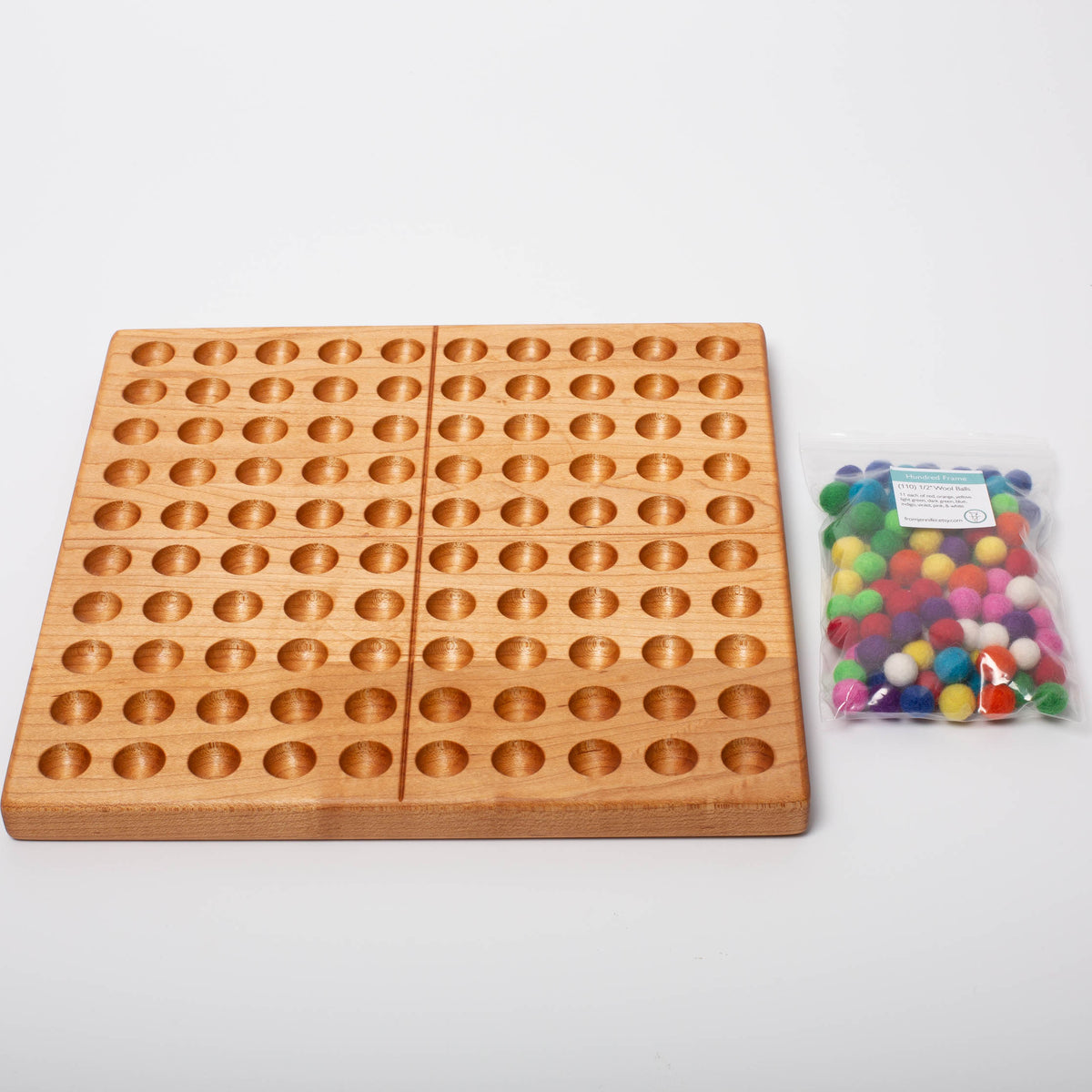 From Jennifer | Hundred Frame with Wool Balls | Conscious Craft