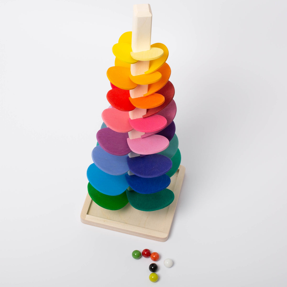 Rainbow Marble Tree from Grünspecht | Conscious Craft