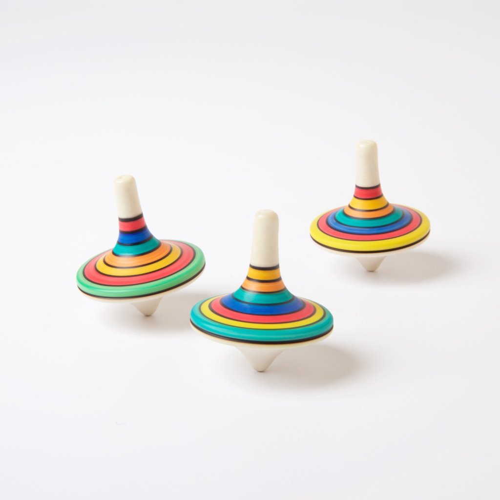 Small Rallye Striped Spinning Top | Mader | Conscious Craft