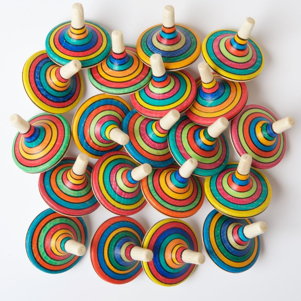 Small Rallye Striped Spinning Top | Mader | Conscious Craft