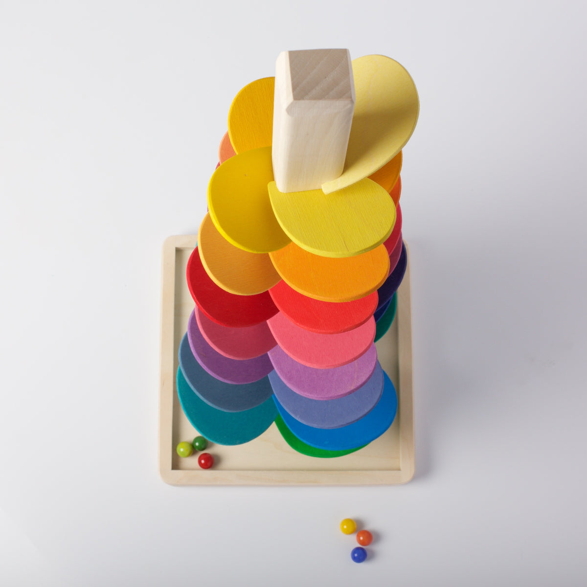 Rainbow Marble Tree 72cm Grünspecht | Conscious Craft