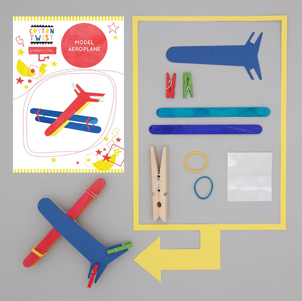 Cotton Twist | Make Your Own Model Aeroplane Kit | Conscious Craft