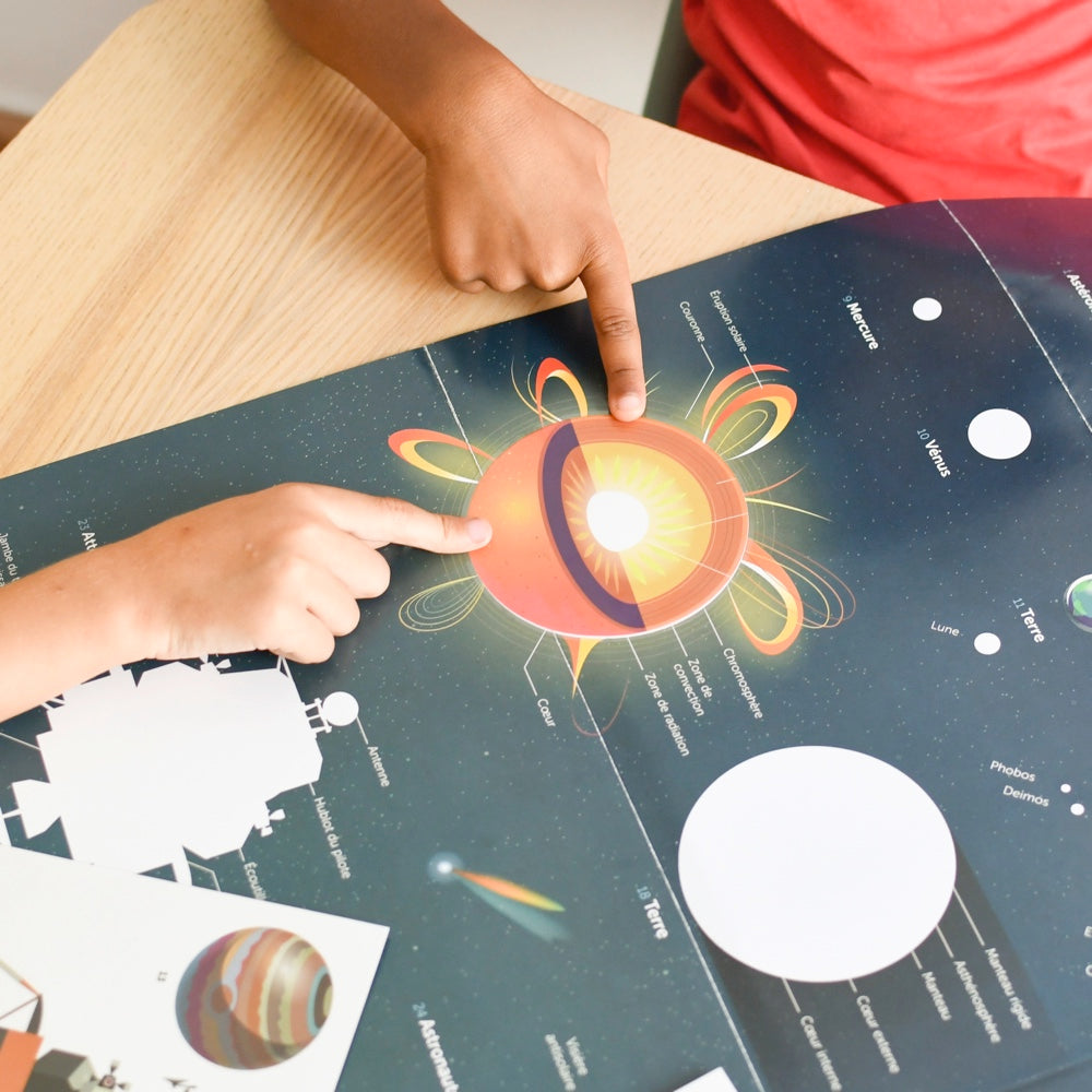 Poppik Astronomy Sticker Activity Poster | Conscious Craft