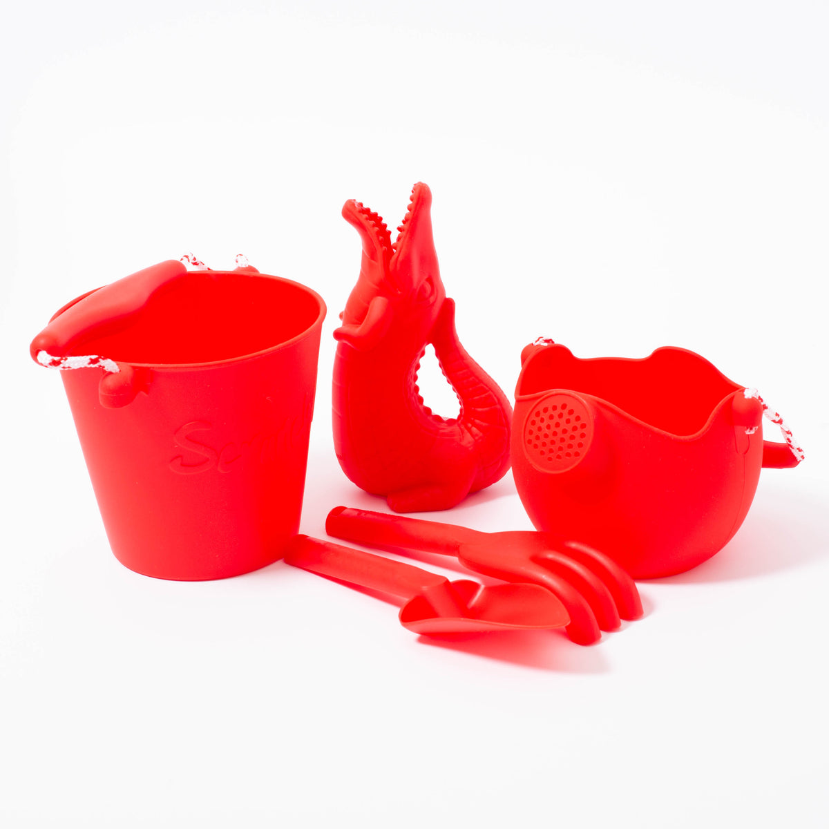 Scrunch Watering Can Strawberry Red – Conscious Craft